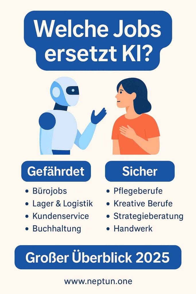KI ersetzt Jobs: Diese Berufe sind in Gefahr – und diese sicher | Großer Überblick 2025 - Neptun One
