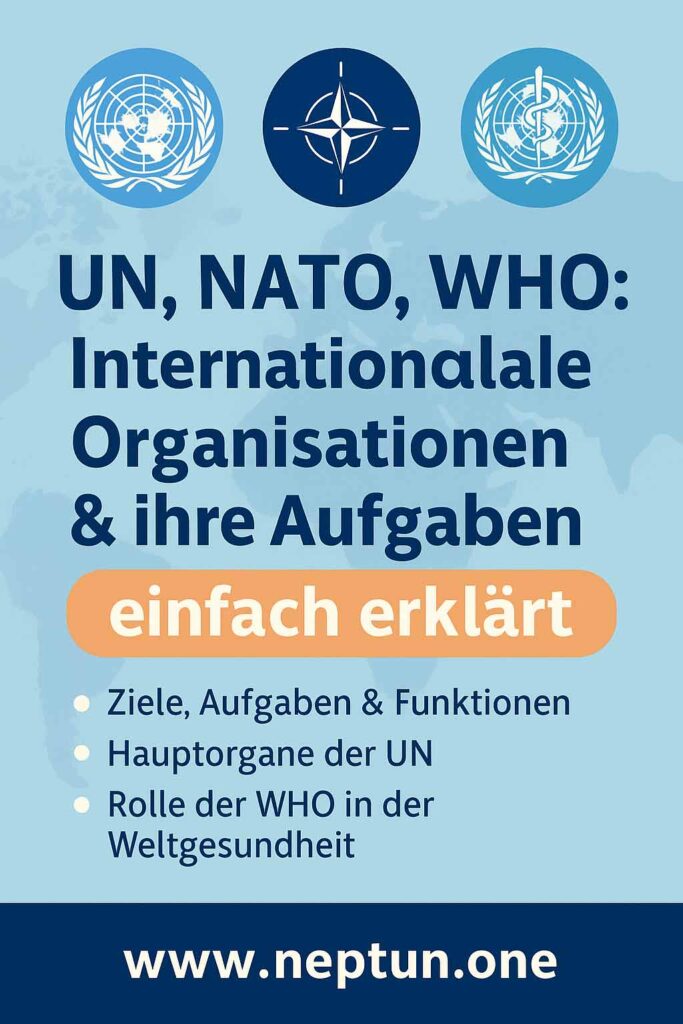 UN, NATO, WHO: Internationale Organisationen & ihre Aufgaben einfach ...